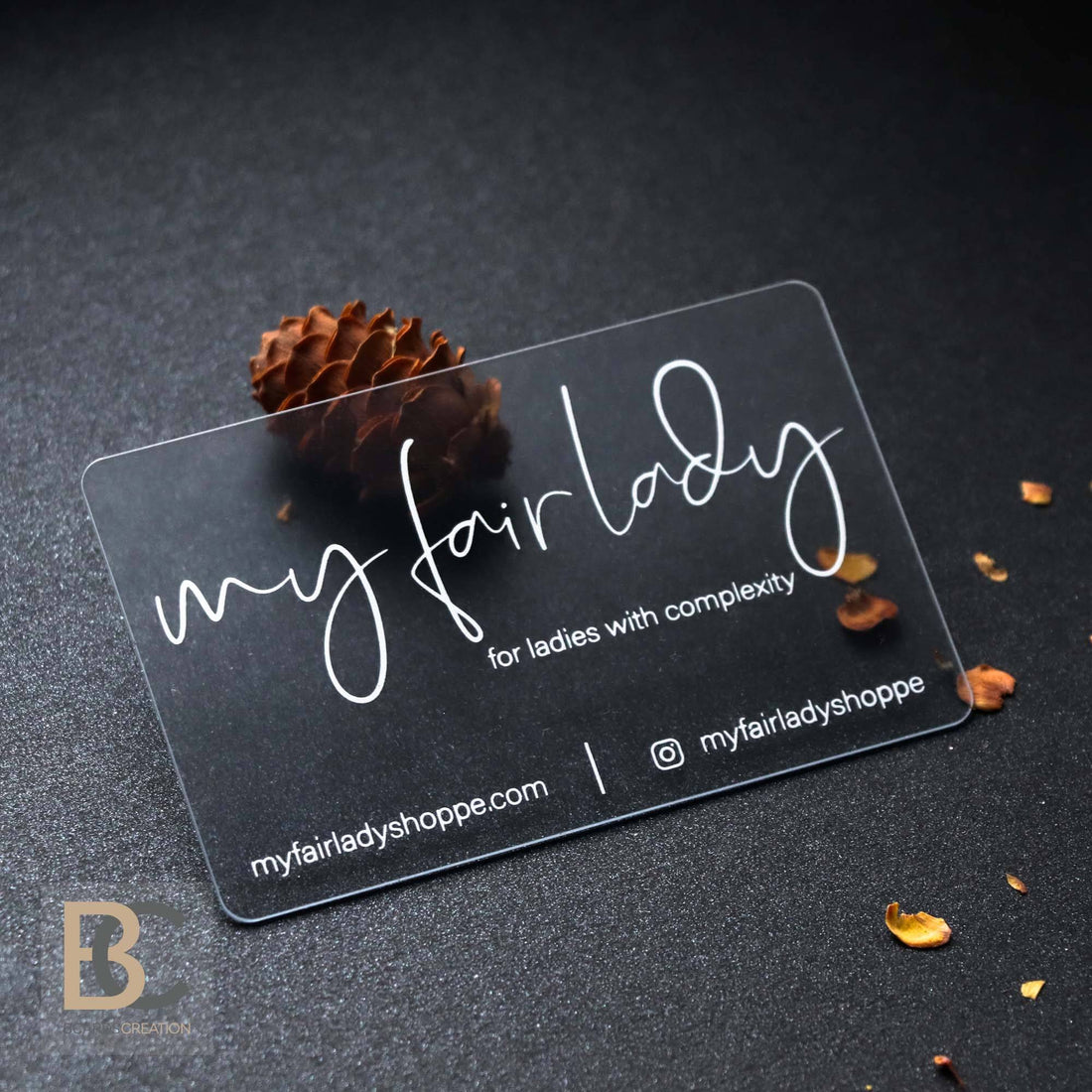 Acrylic Business Cards | Holographic Foiling Business Cards ...