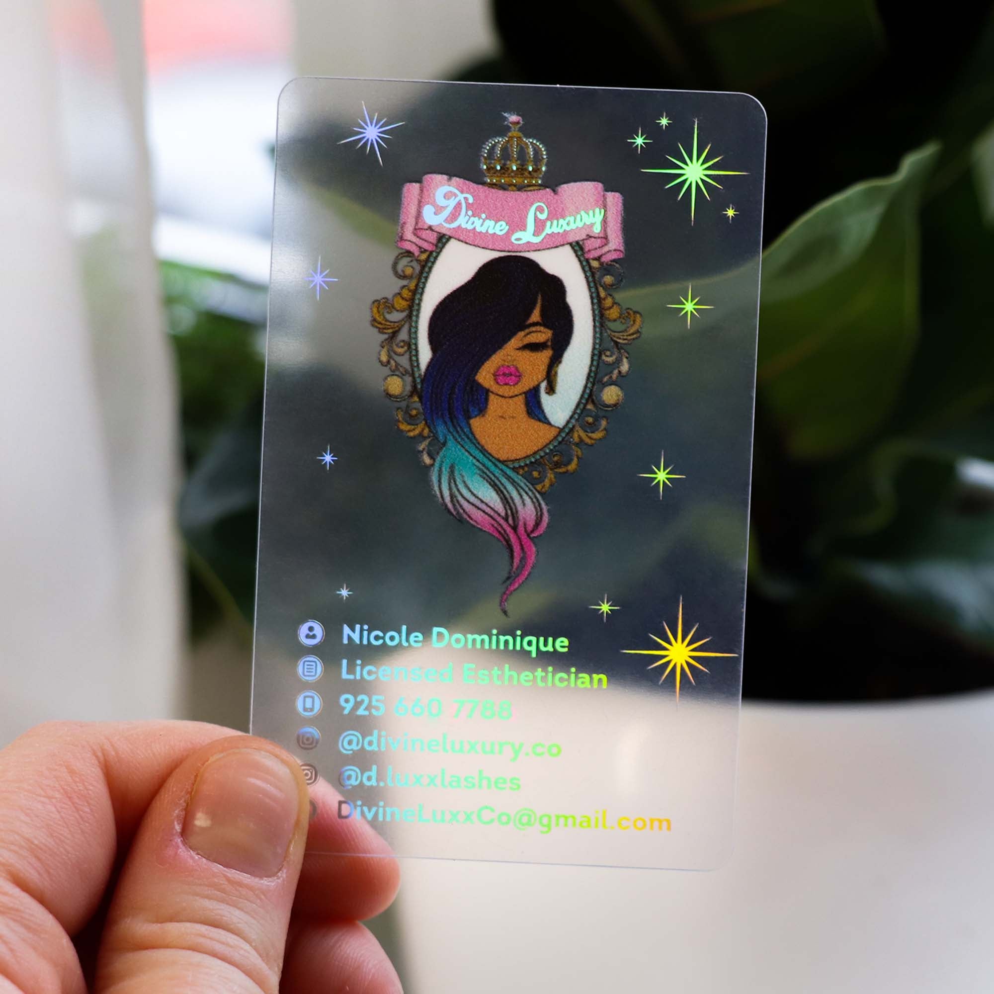 Clear Business Cards | High Quality Transparent Business Cards ...